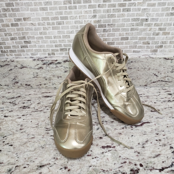 Puma | Shoes | Puma Roma Gold Sneakers Shoes | Poshmark